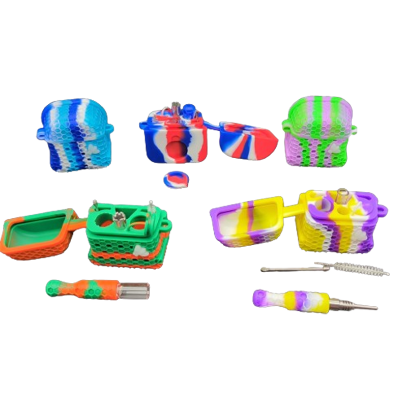 Silicone Nectar Collector Kit with Holding Case – INHALCO
