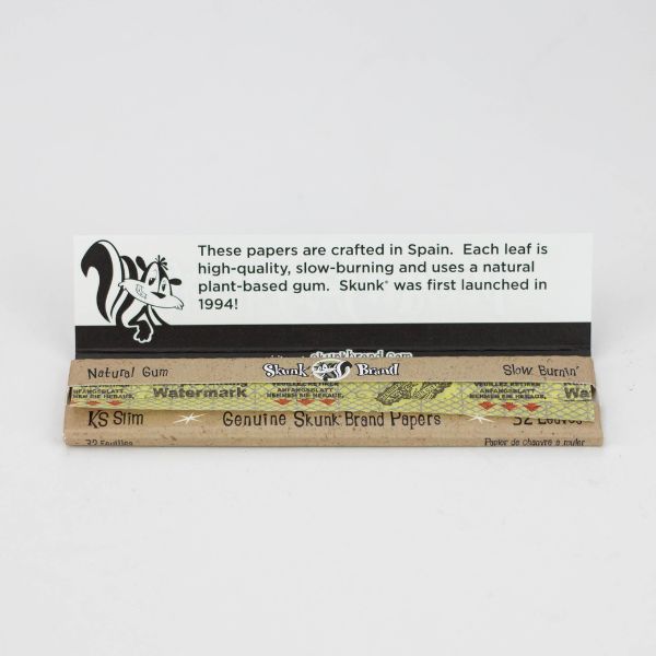 Skunk Brand Hemp Rolling Papers King Slim Box of 50 – INHALCO