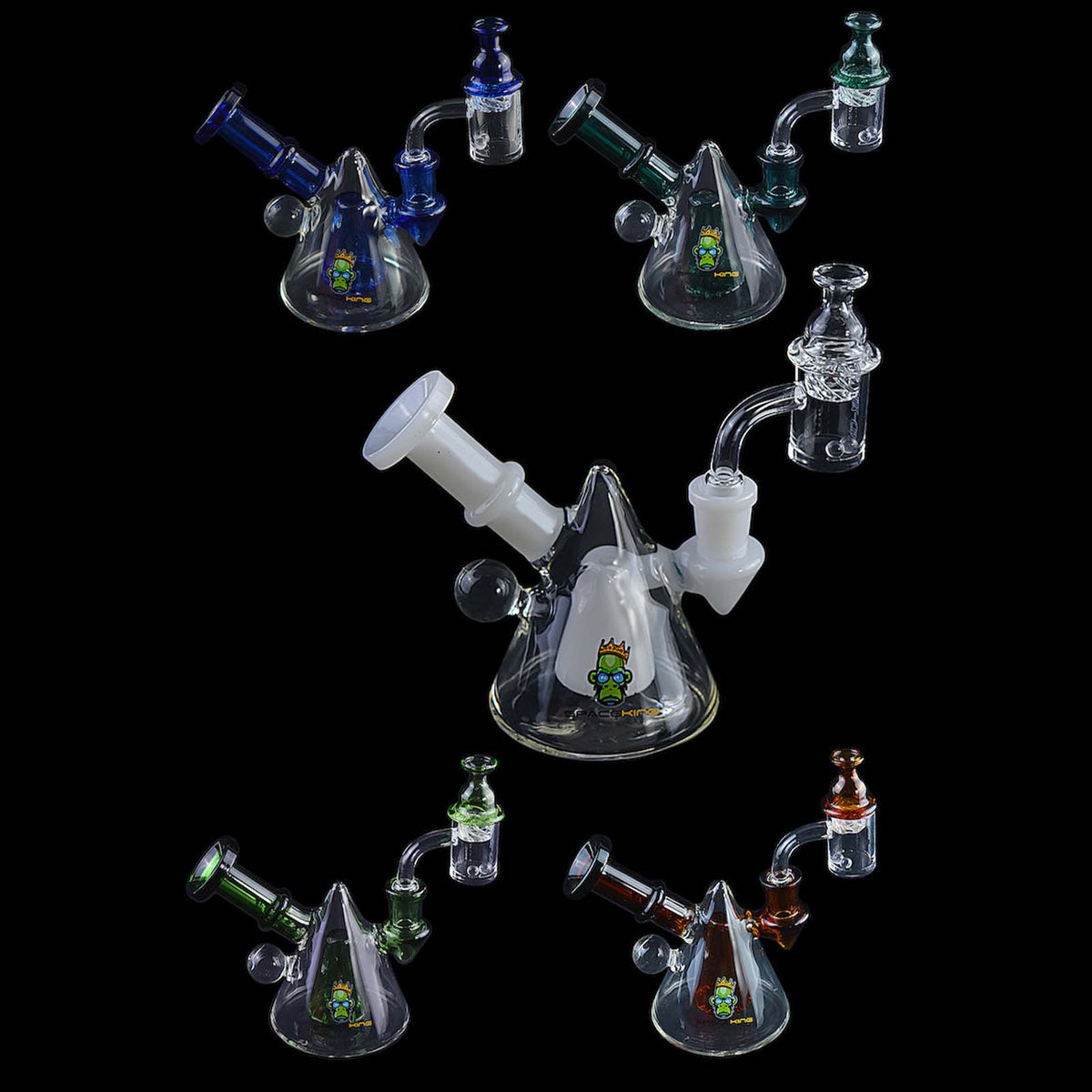 Space Pyramid Mini Dab Rig – INHALCO