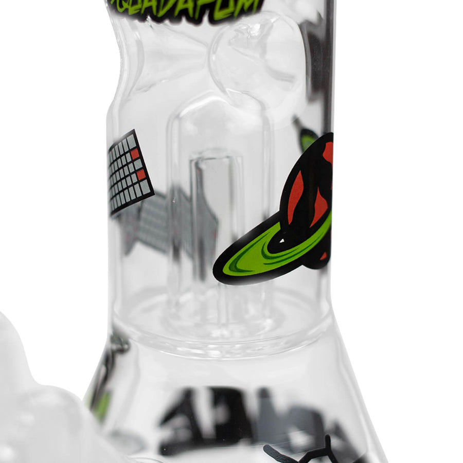 Squadafum Stickers Glass Ice Bong Percolator Bong – INHALCO