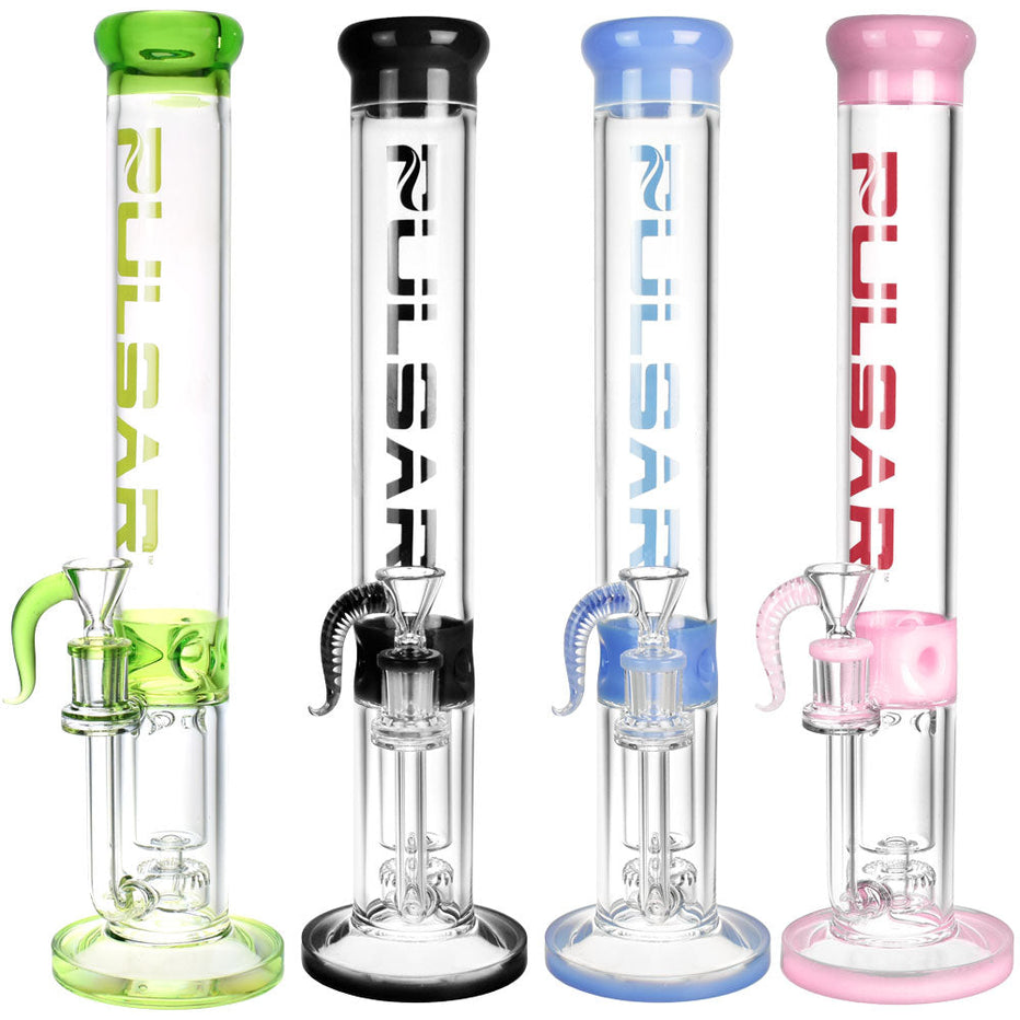 Straight Tube Recycler Bongs – INHALCO