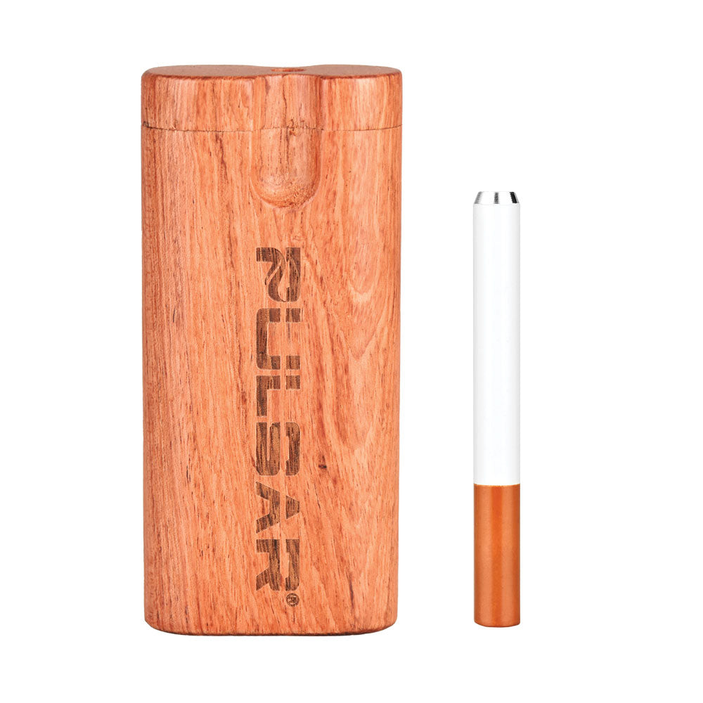Straight Rosewood Wood Twist Top Dugout for Weed – INHALCO