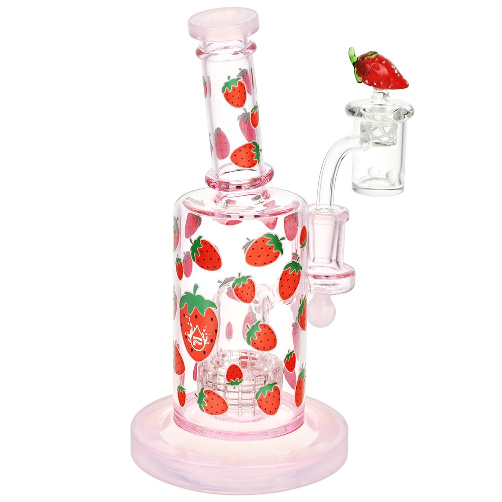Strawberry Glow in the Dark Dab Rig Kit – INHALCO