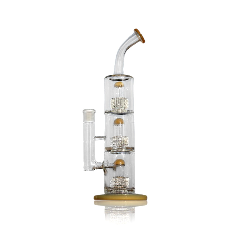15" Triple Matrix Percolator Glass Water Pipe – INHALCO