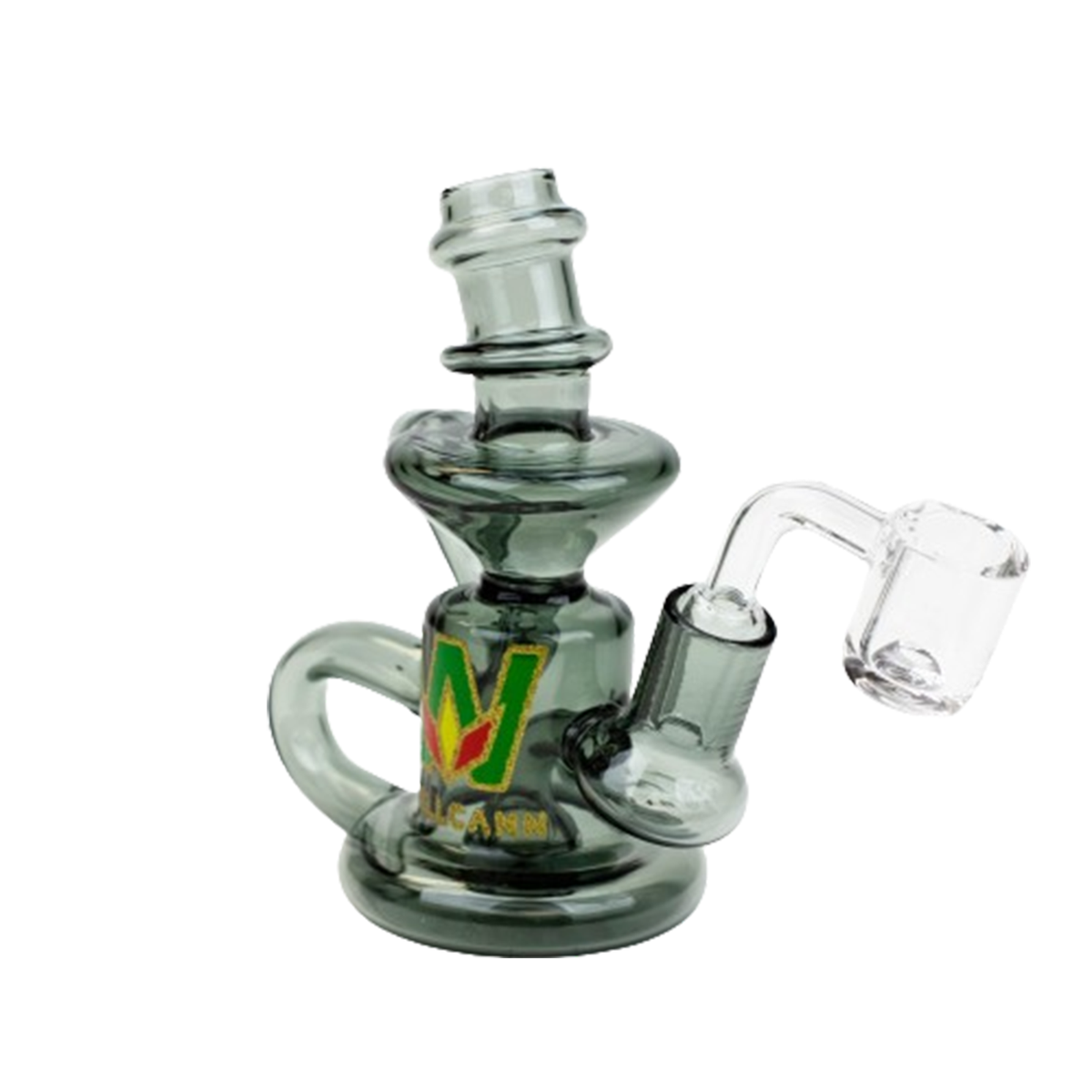 WellCann 6" Double Loop Recycler Rig with Banger – INHALCO
