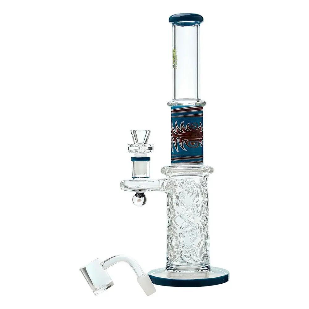 Wigwag Wall Perc Bong with Encased Opal – INHALCO