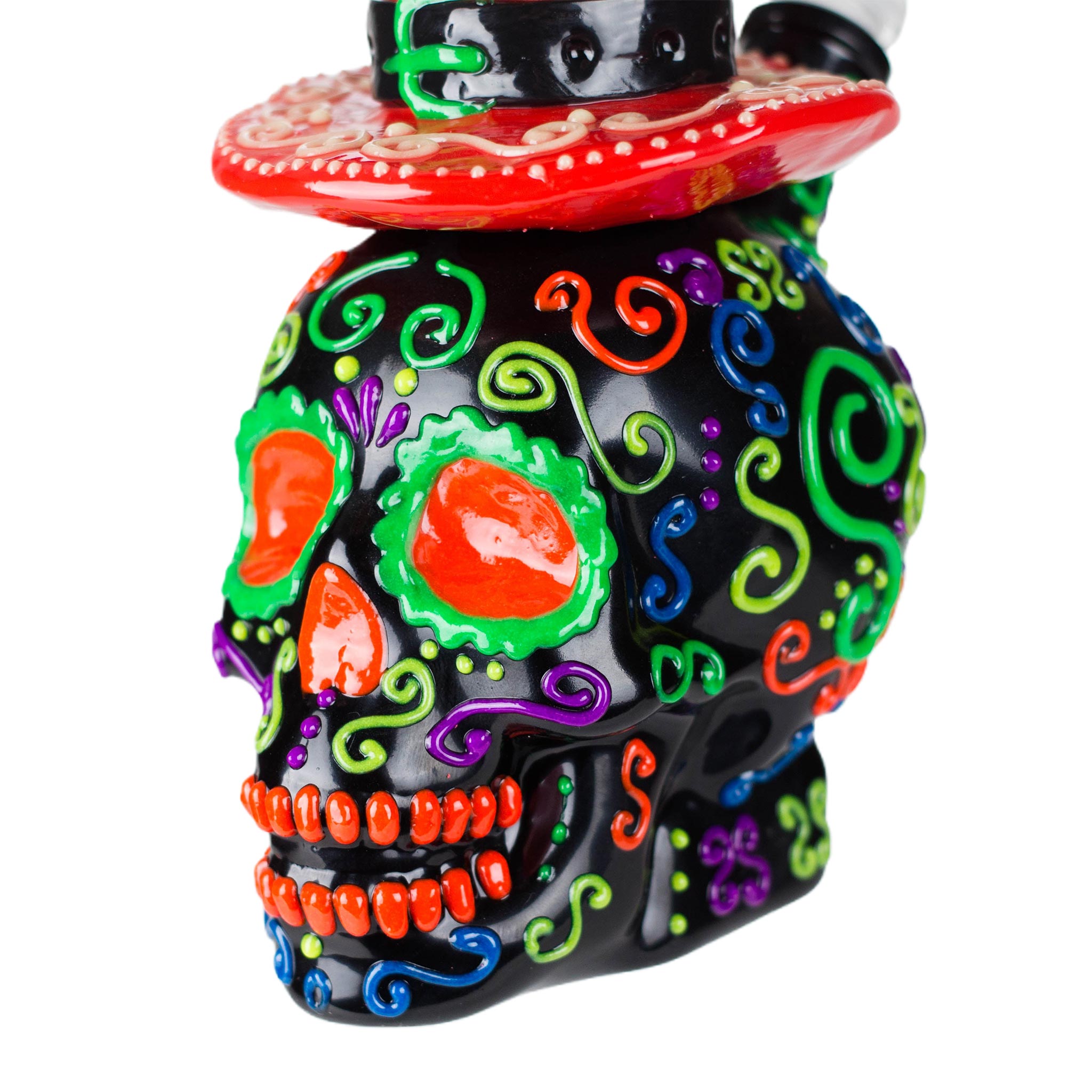 Wizard Skull Glow-in-the-Dark Bong 9" – INHALCO