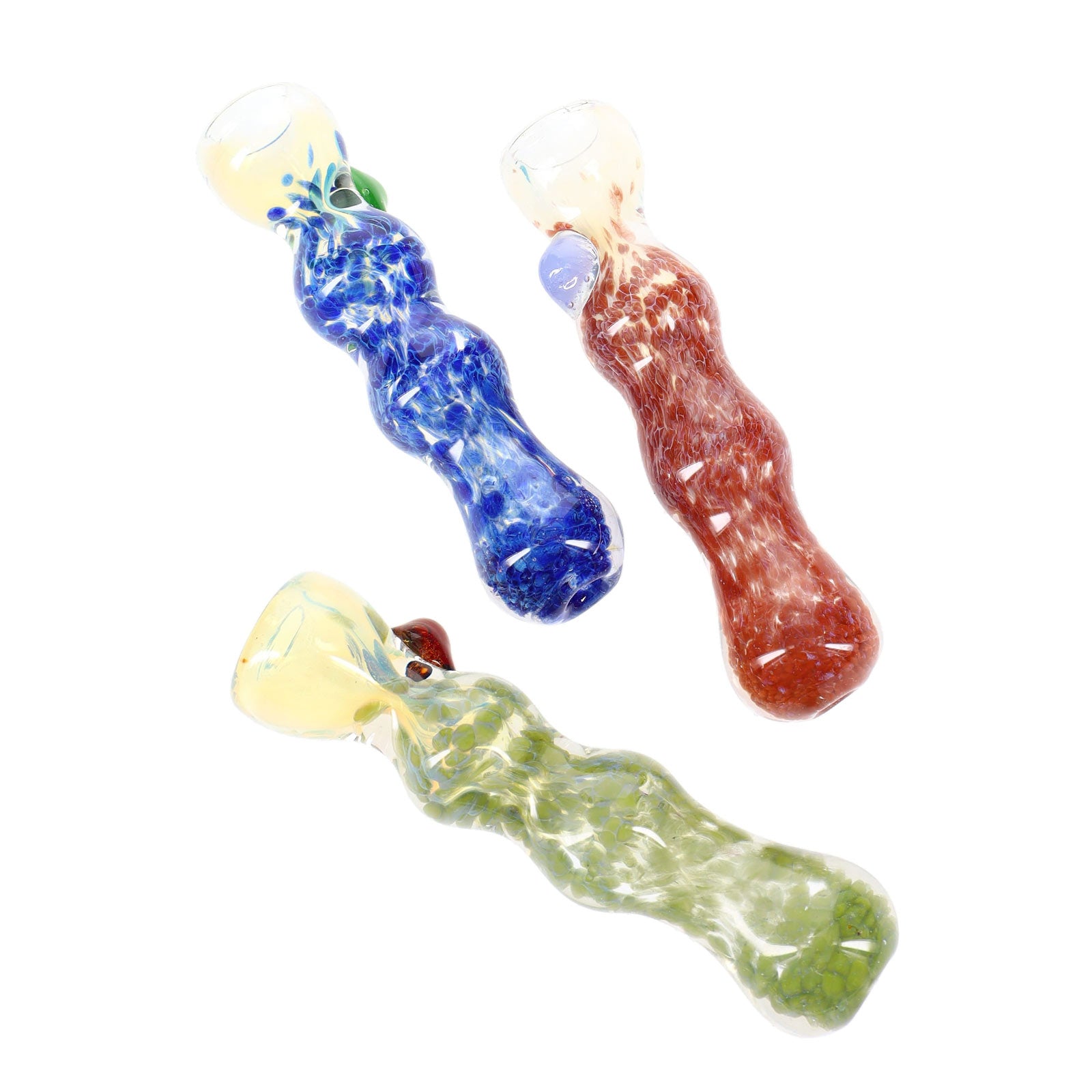 Aurora Color Changing Frit Chillum Weed – INHALCO