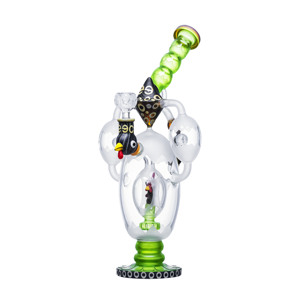 Cheech Glass 14.5" Rooster Egg Bong – INHALCO