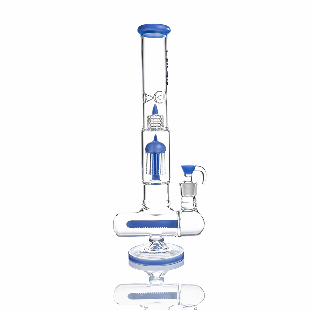 17" Triple Perc Scientific Glass Bong – INHALCO