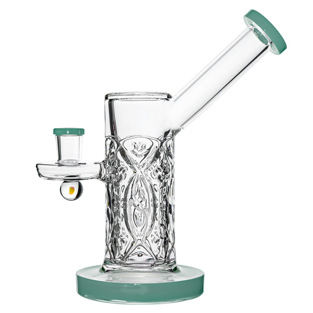 Crystal Engraved Straight Chamber Dab Rig – INHALCO