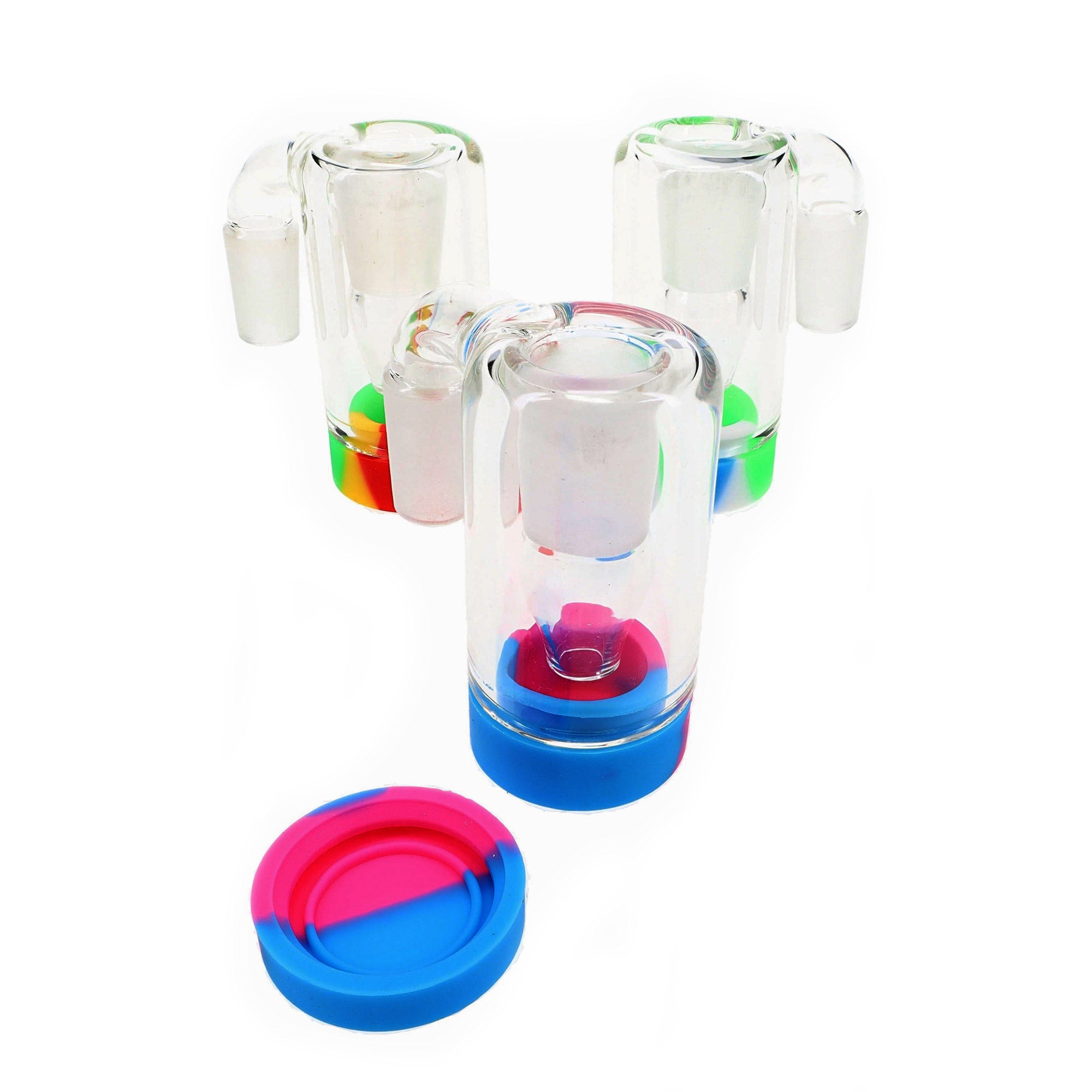 Glass & Silicone Wax Catcher 14.5mm Male-to-Female – INHALCO