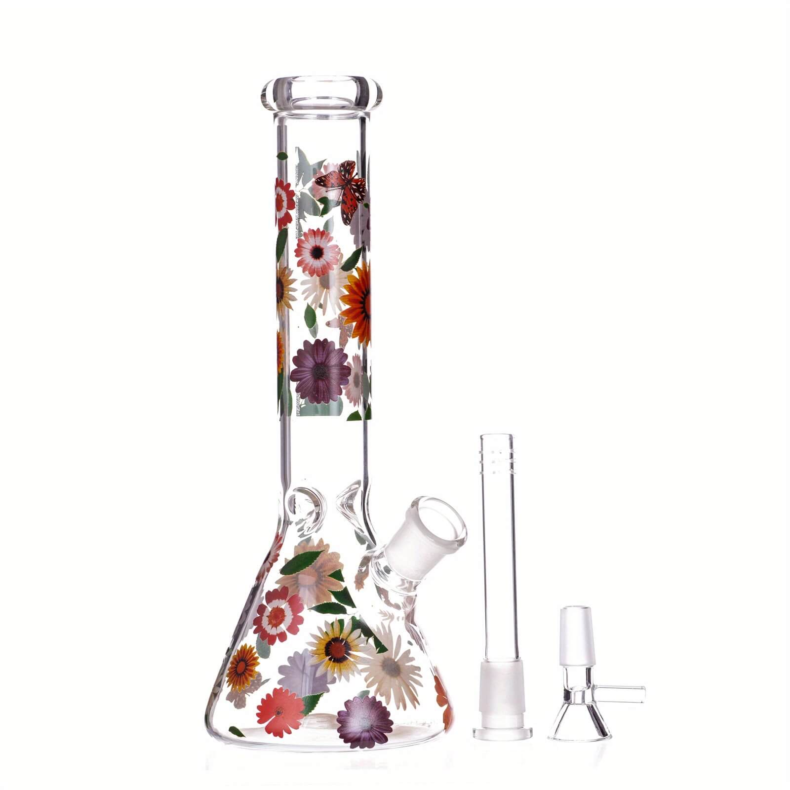 Glass Beaker Flower Bong 10″ – INHALCO