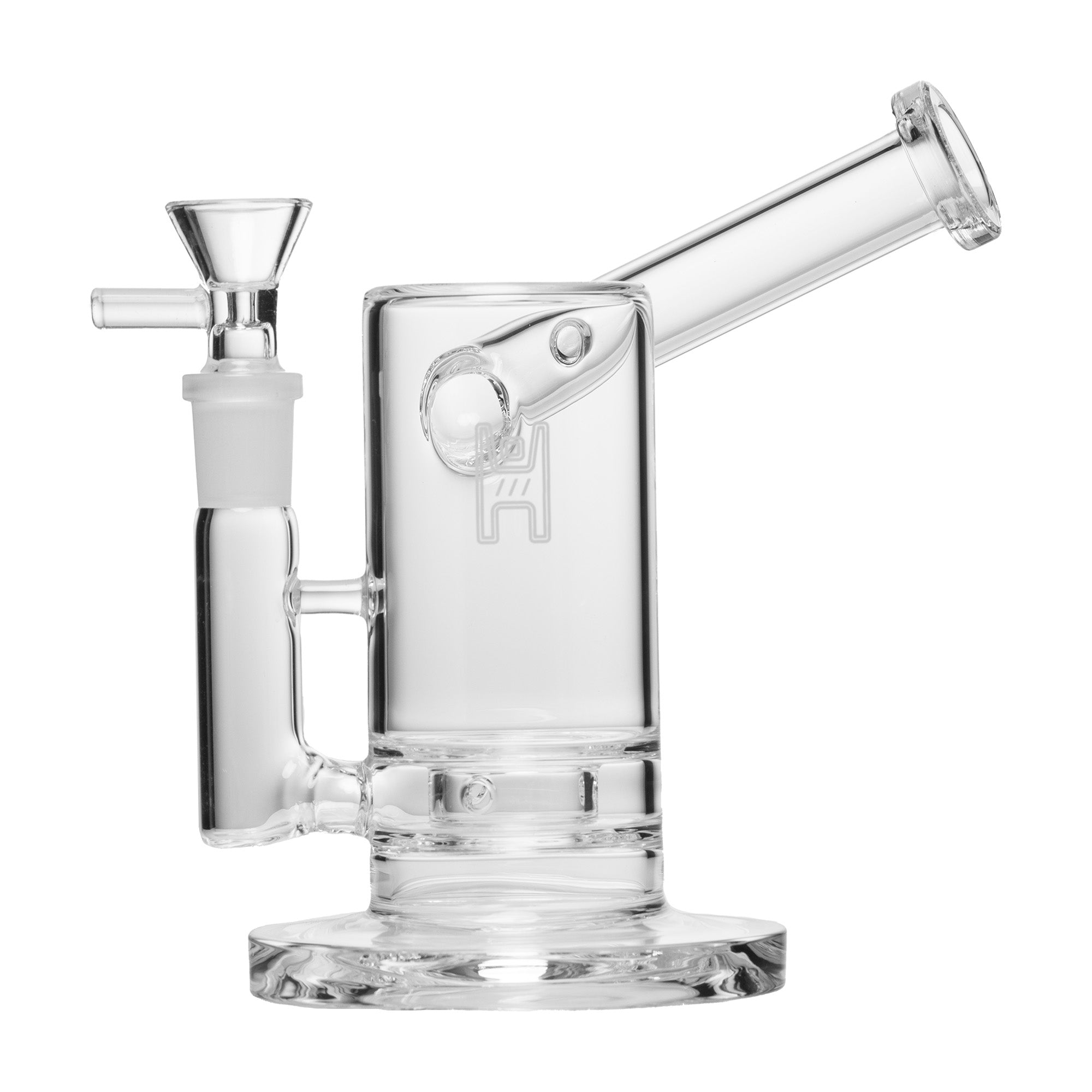 Human Grade Sidecar Bubbler 6" – Premium Glass Sidecar Pipe – INHALCO