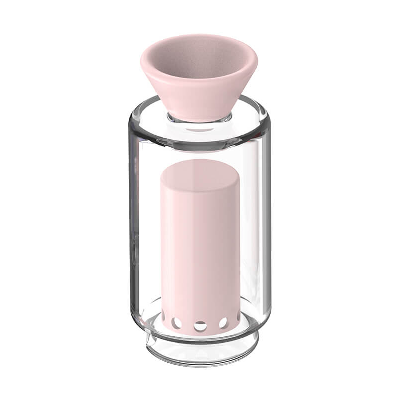 Milky Glass Attachment Top with 8 percolation holes – INHALCO