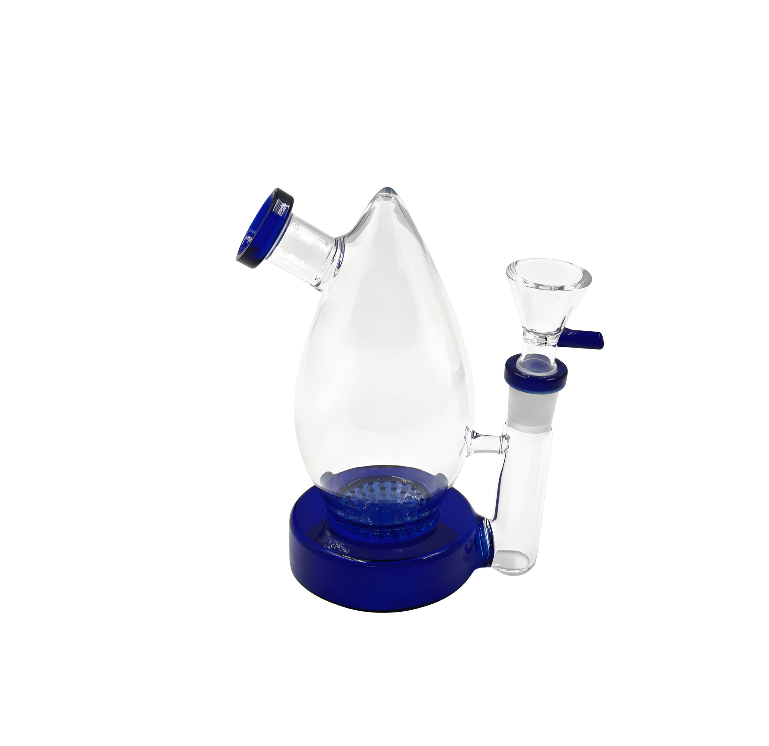 6” Lava Lamp Bong | Modern Glass Water Pipe with Honeycomb Perc – INHALCO