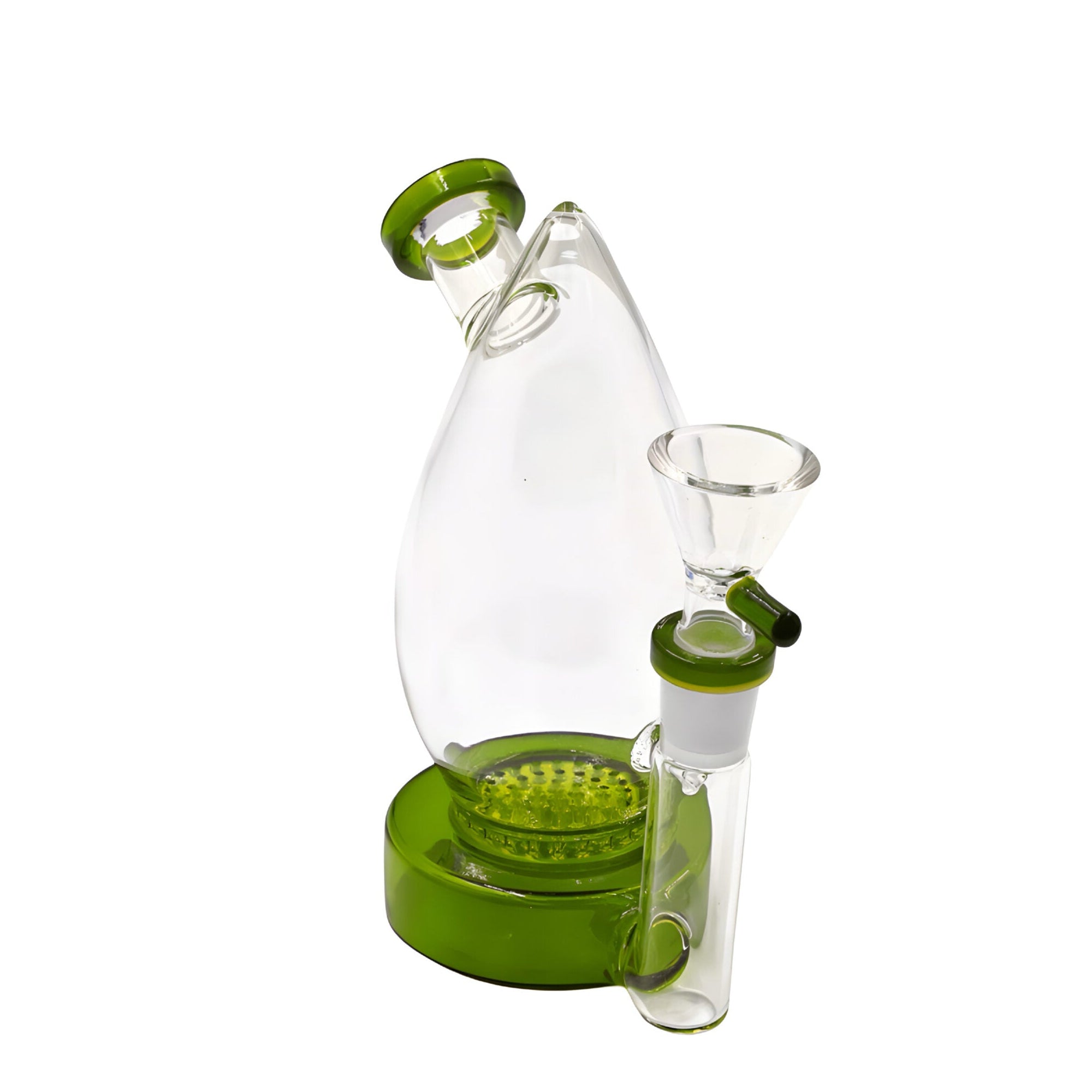 6” Lava Lamp Bong | Modern Glass Water Pipe with Honeycomb Perc – INHALCO