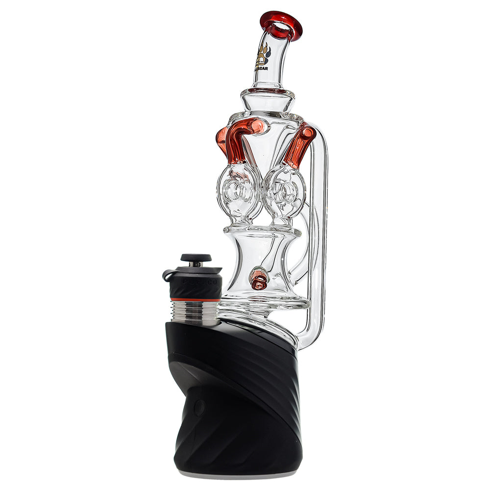 Puffco OG & Peak Double Ball Recycler Glass Attachment – INHALCO