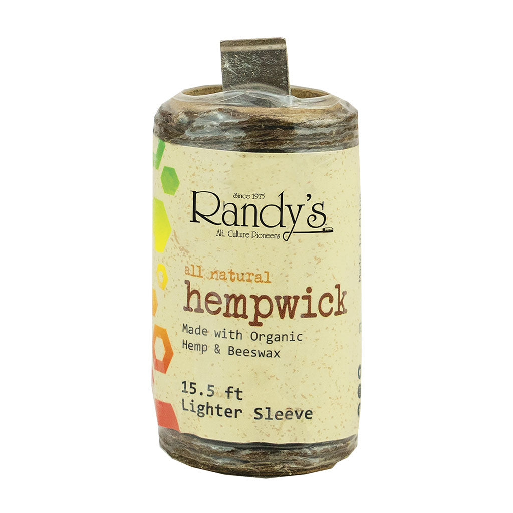 Randy's Hemp Wick with Lighter Holder - 15.5ft (All Natural) – INHALCO