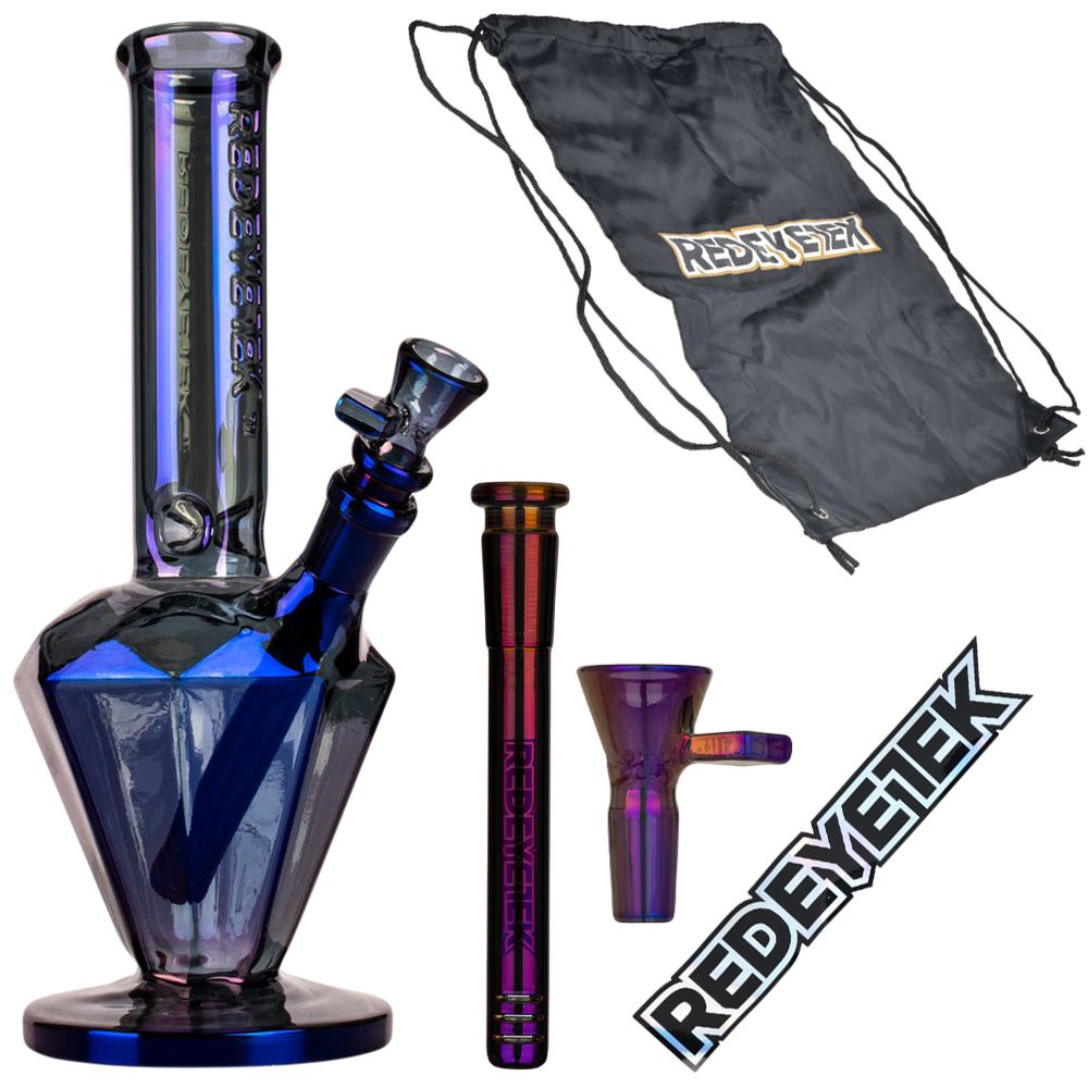 Red Eye Tek Terminator Finish Paragon Glass Bong – INHALCO