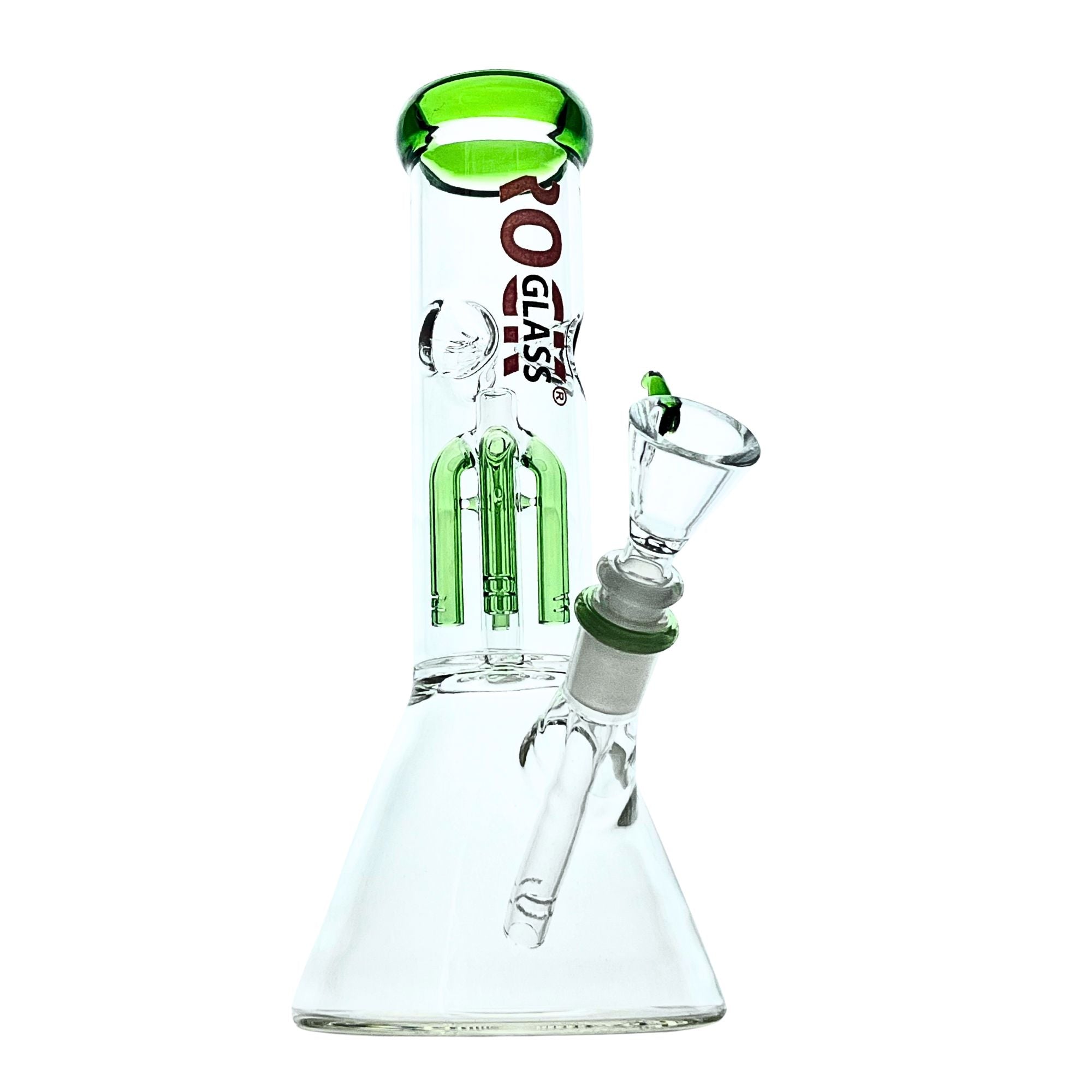 Rock Glass Arctic Timber 10" Tree Perc Beaker Bong – INHALCO