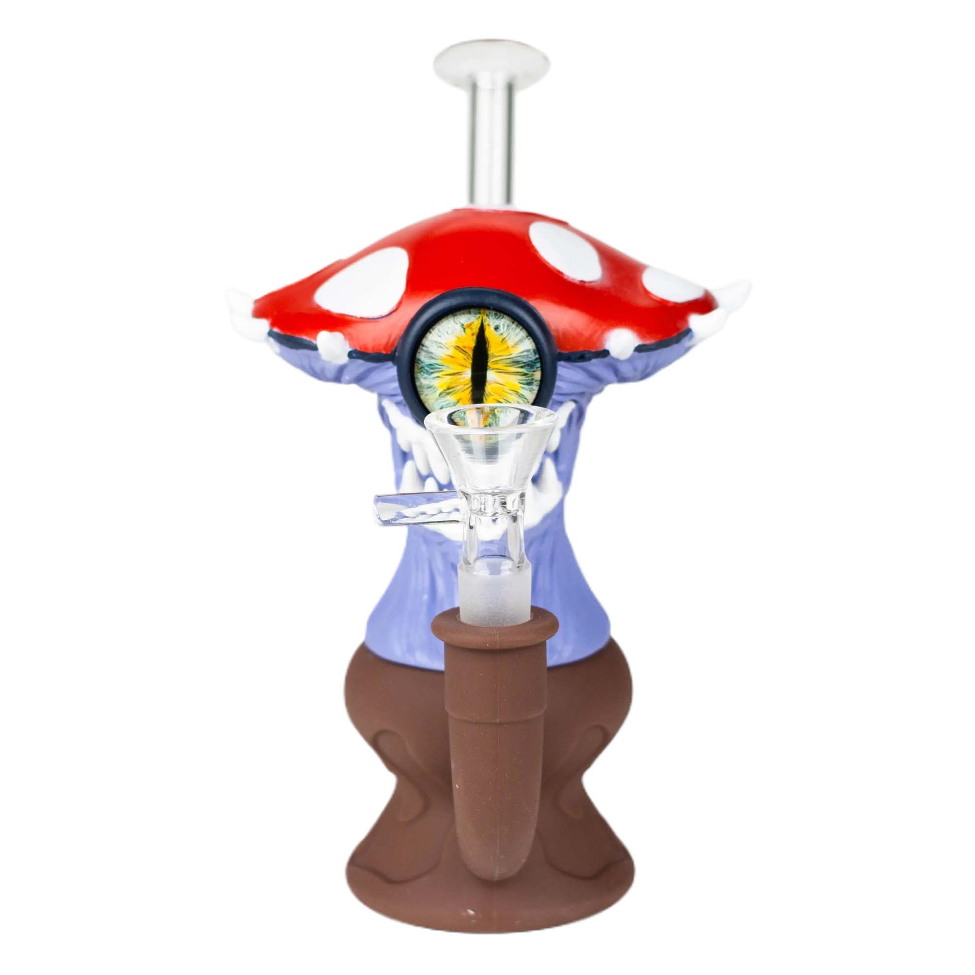 7.2" Vinyl Mushroom Monster Water Pipe – INHALCO