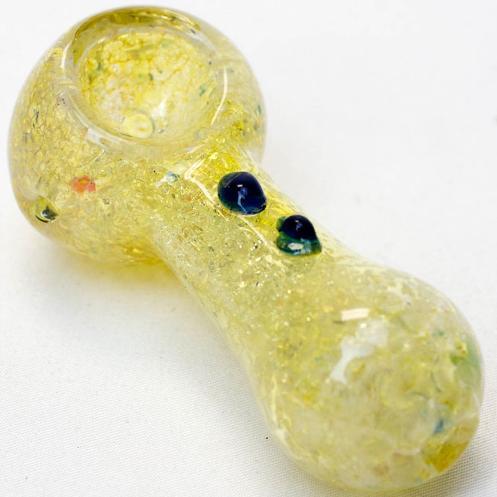2.5" Soft Glass Glitter Weed Pipe 10Pcs | INHALCO