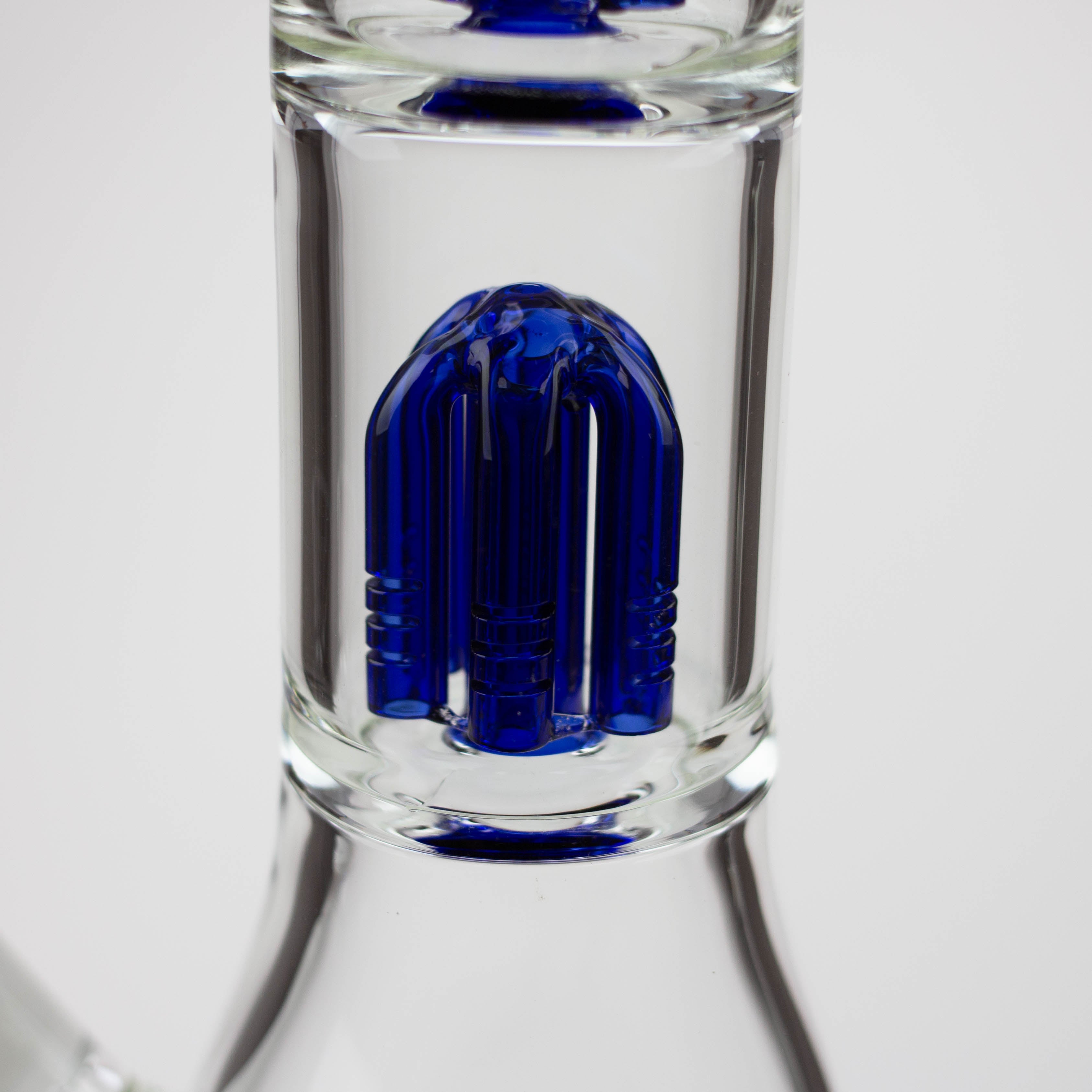 Blueberry-15 inch Double Tree Perc Beaker [S387] – INHALCO