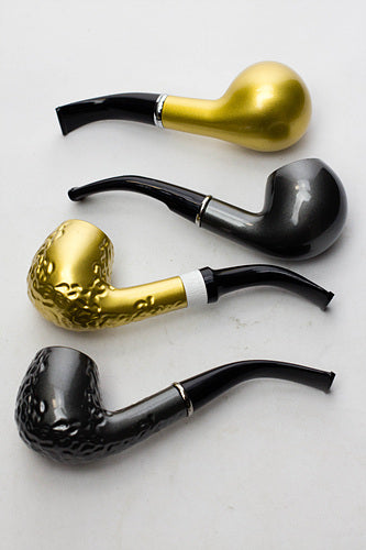 Sherlock Black & Gold Plastic Pipe 6 Pcs – INHALCO