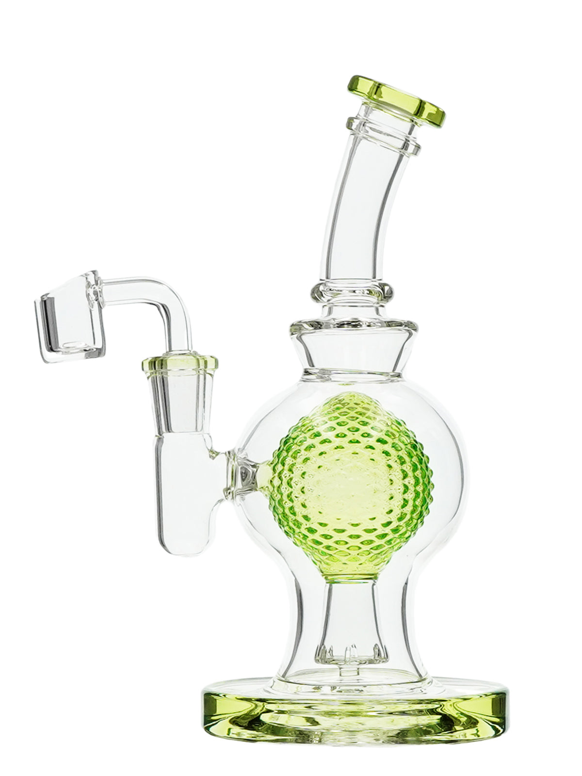 Stratus Glass "Sphere" With Quartz Banger – INHALCO