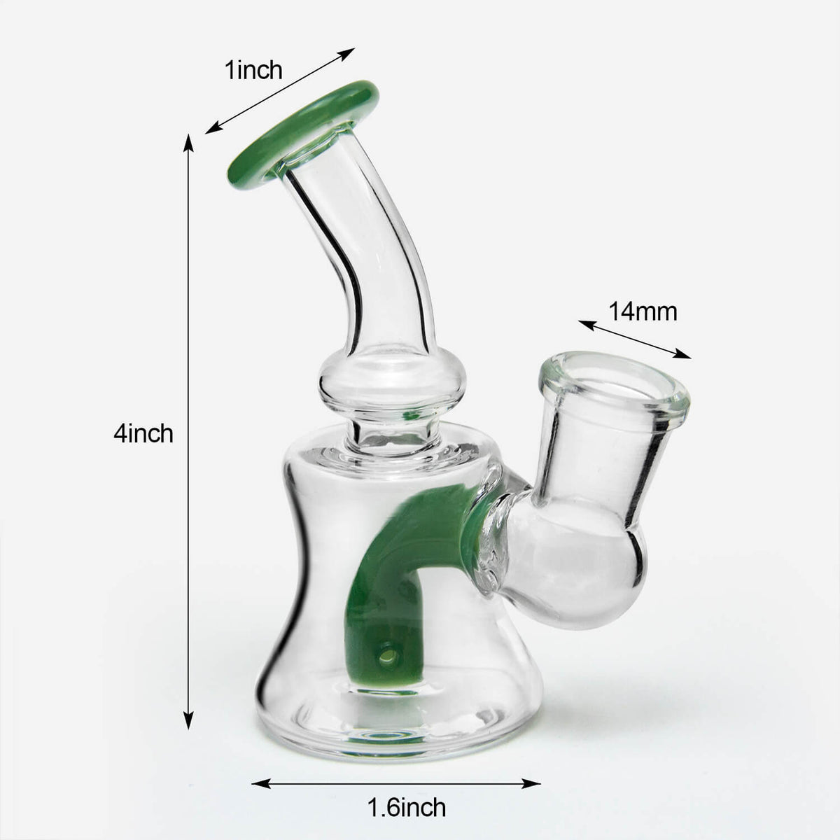4" Mini Dab Rig, Smallest Dab Rig | INHALCO