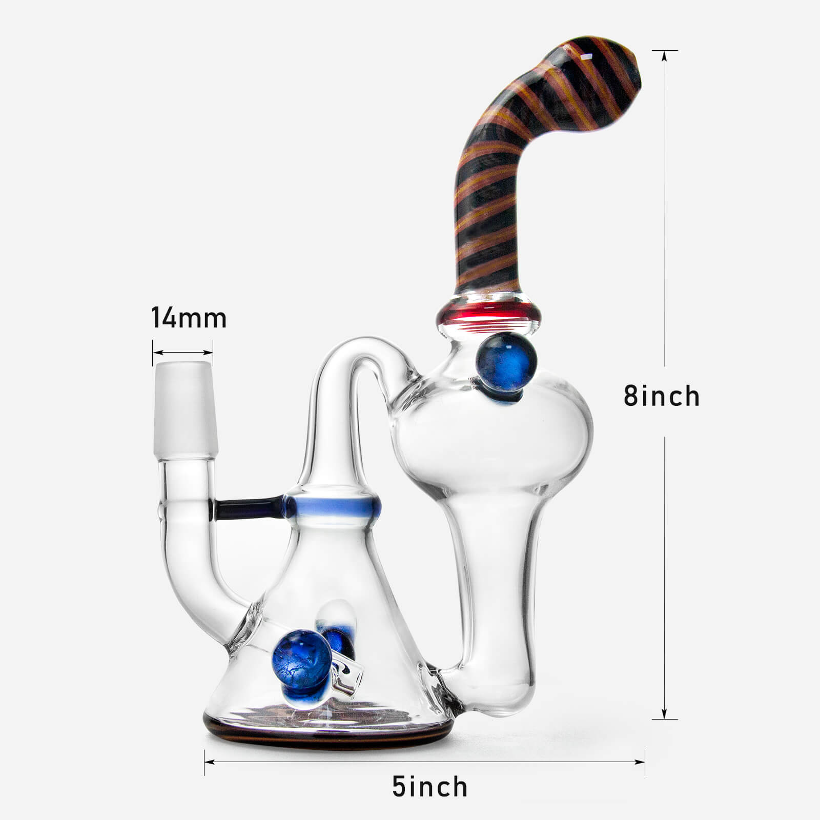 8" Dome Nail Dab Rig | INHALCO
