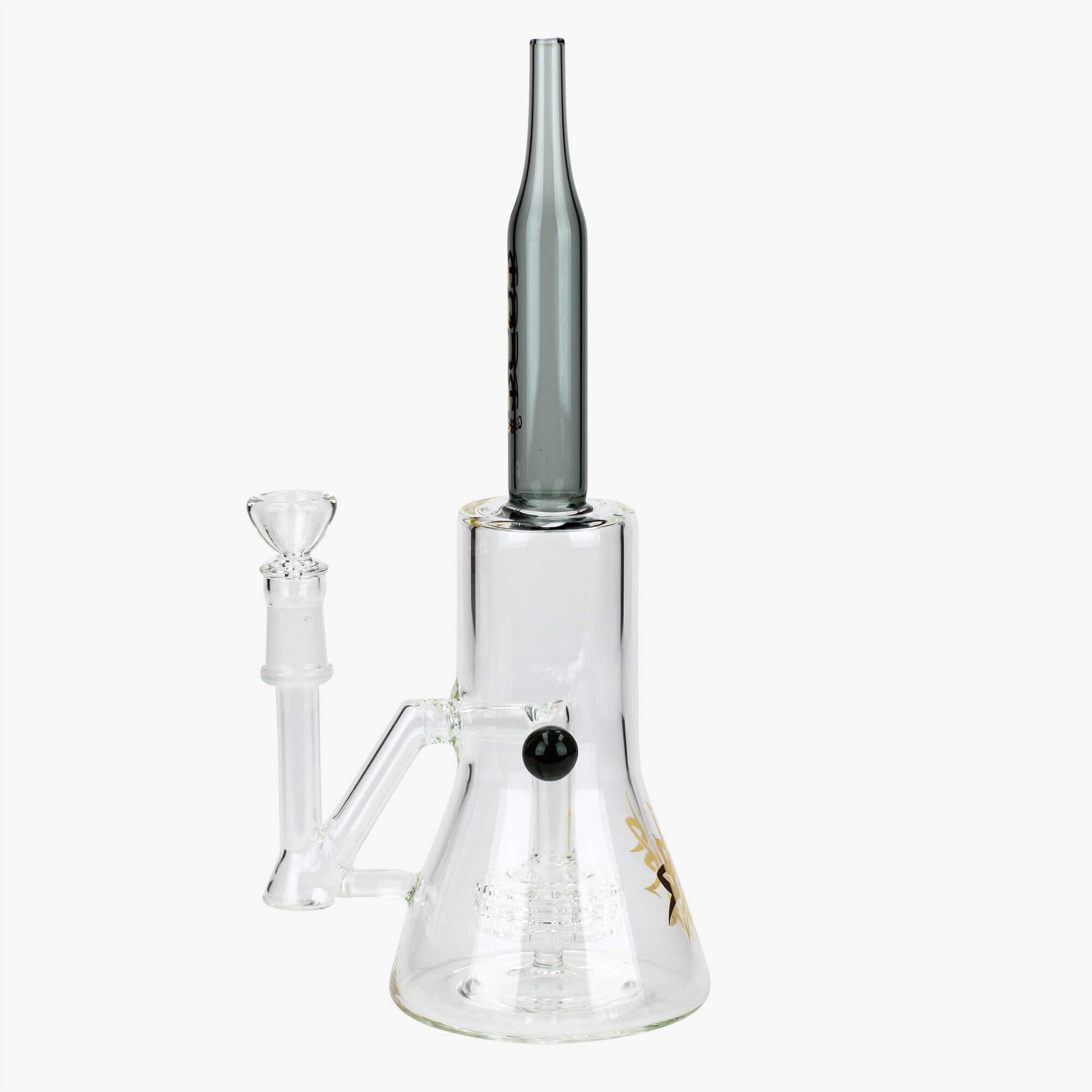 10" AQUA Glass Matrix Diffuser Rocket Glass Bong – INHALCO