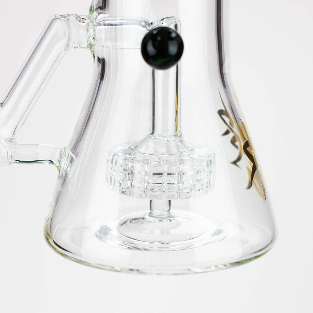 10" AQUA Glass Matrix Diffuser Rocket Glass Bong – INHALCO