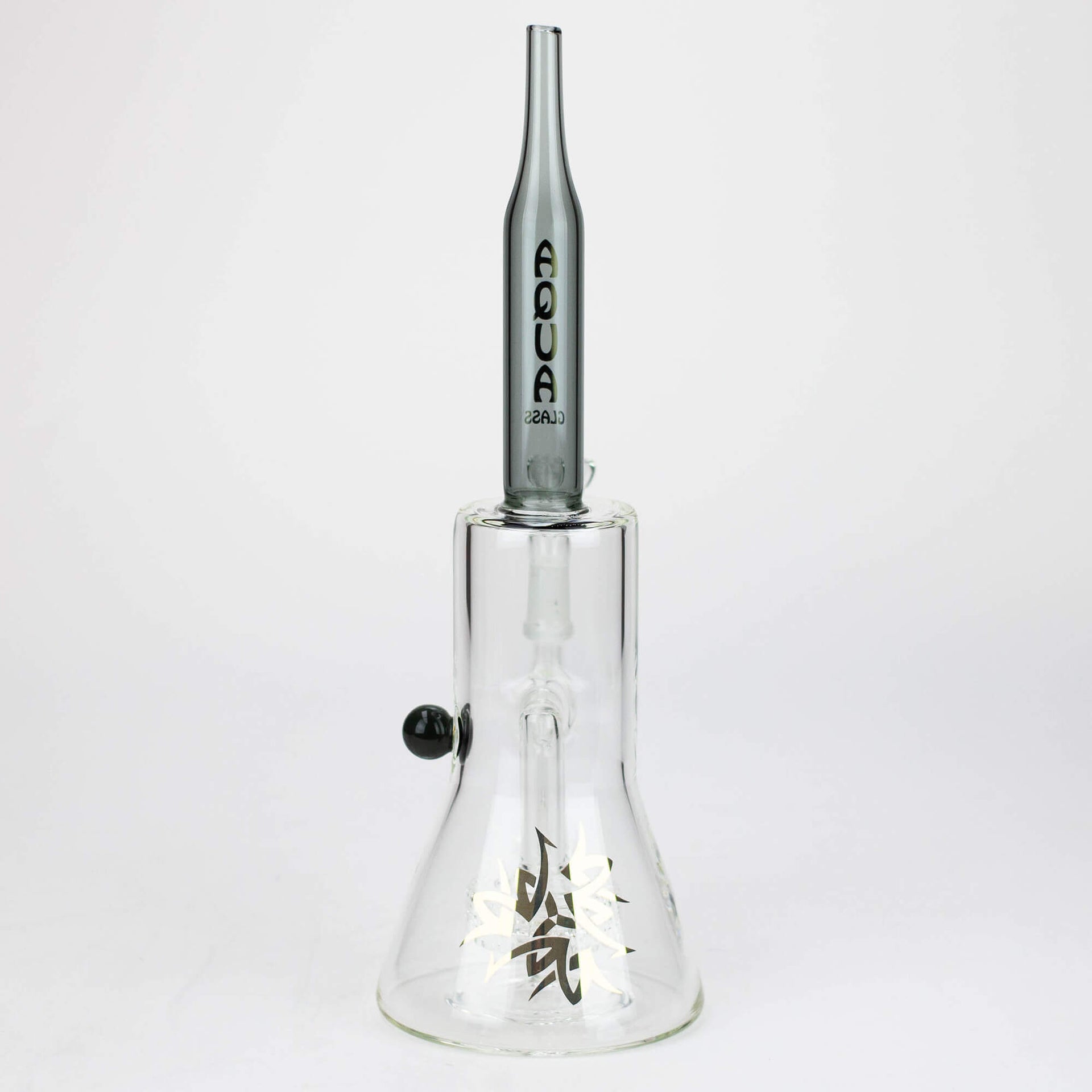 10" AQUA Glass Matrix Diffuser Rocket Glass Bong – INHALCO