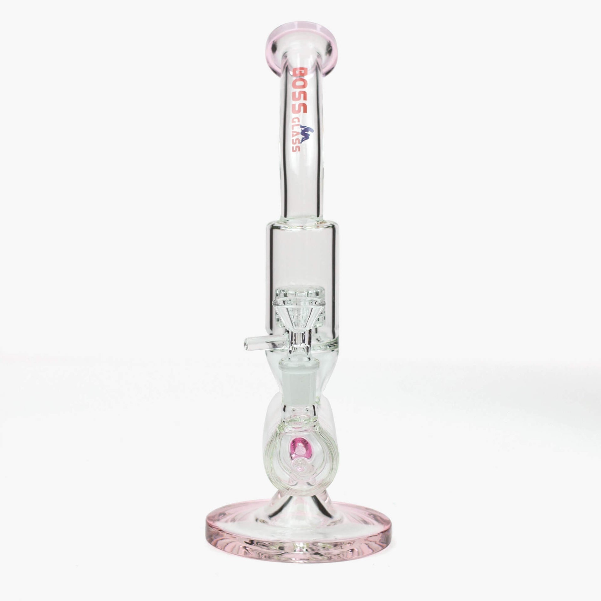 10" BOSS Inline Diffuser Glass Bong – INHALCO