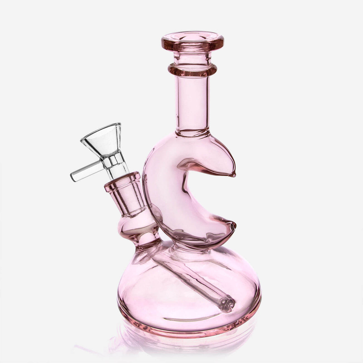 Crescent Moon Bong, Pink Bong | INHALCO