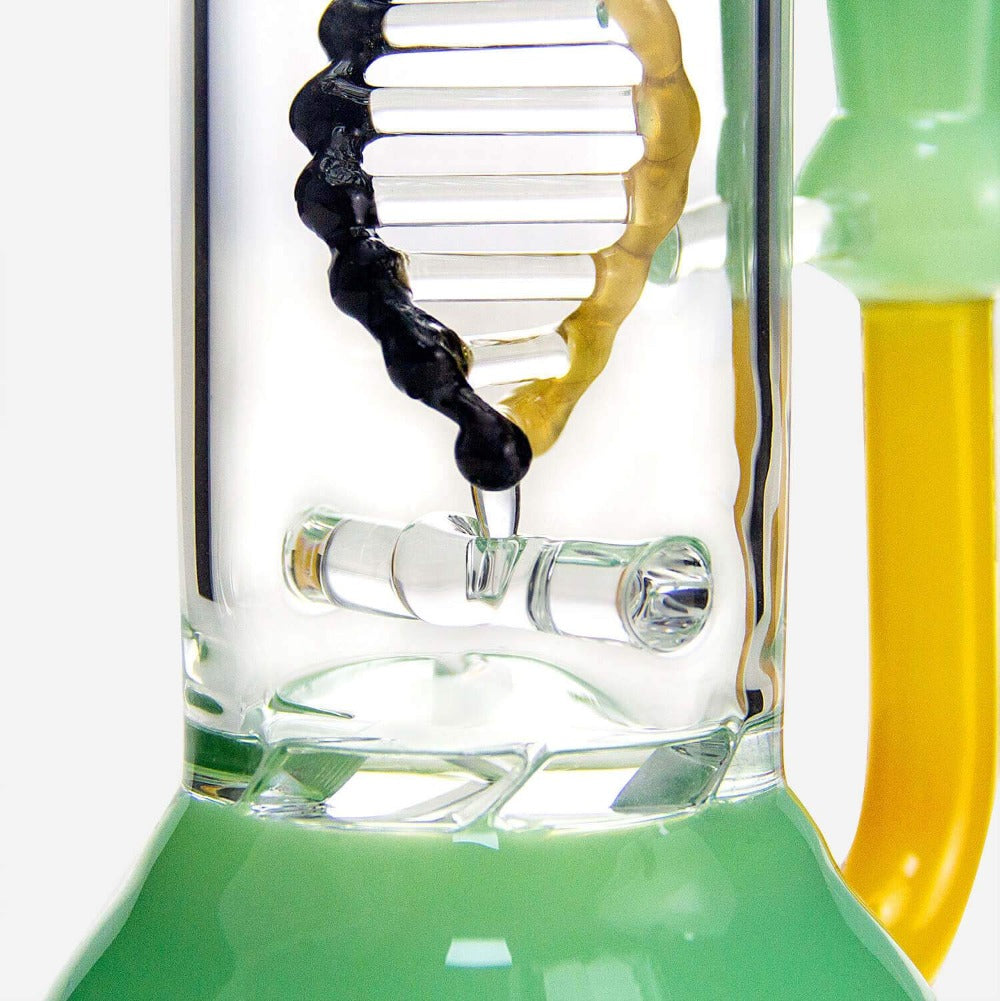 Rotating DNA Glass Bong | Cool Bong in 2021 – INHALCO