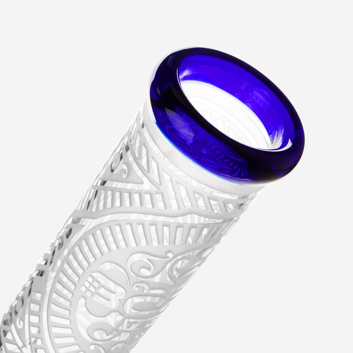 Frosted Sacred Geometry Beaker Bong Matrix Perc | INHALCO