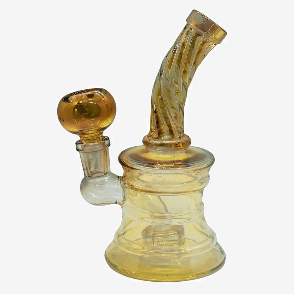 6" Fumed Glass Water Bong | INHALCO