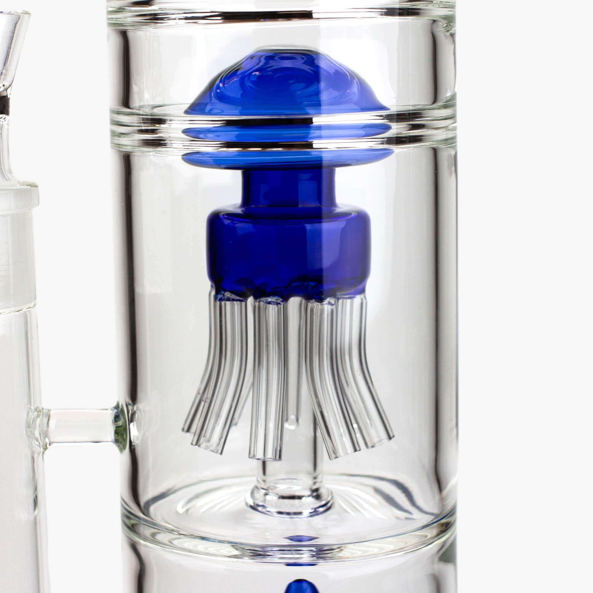 17" H2O Dual Diffuser Glass Bong – INHALCO