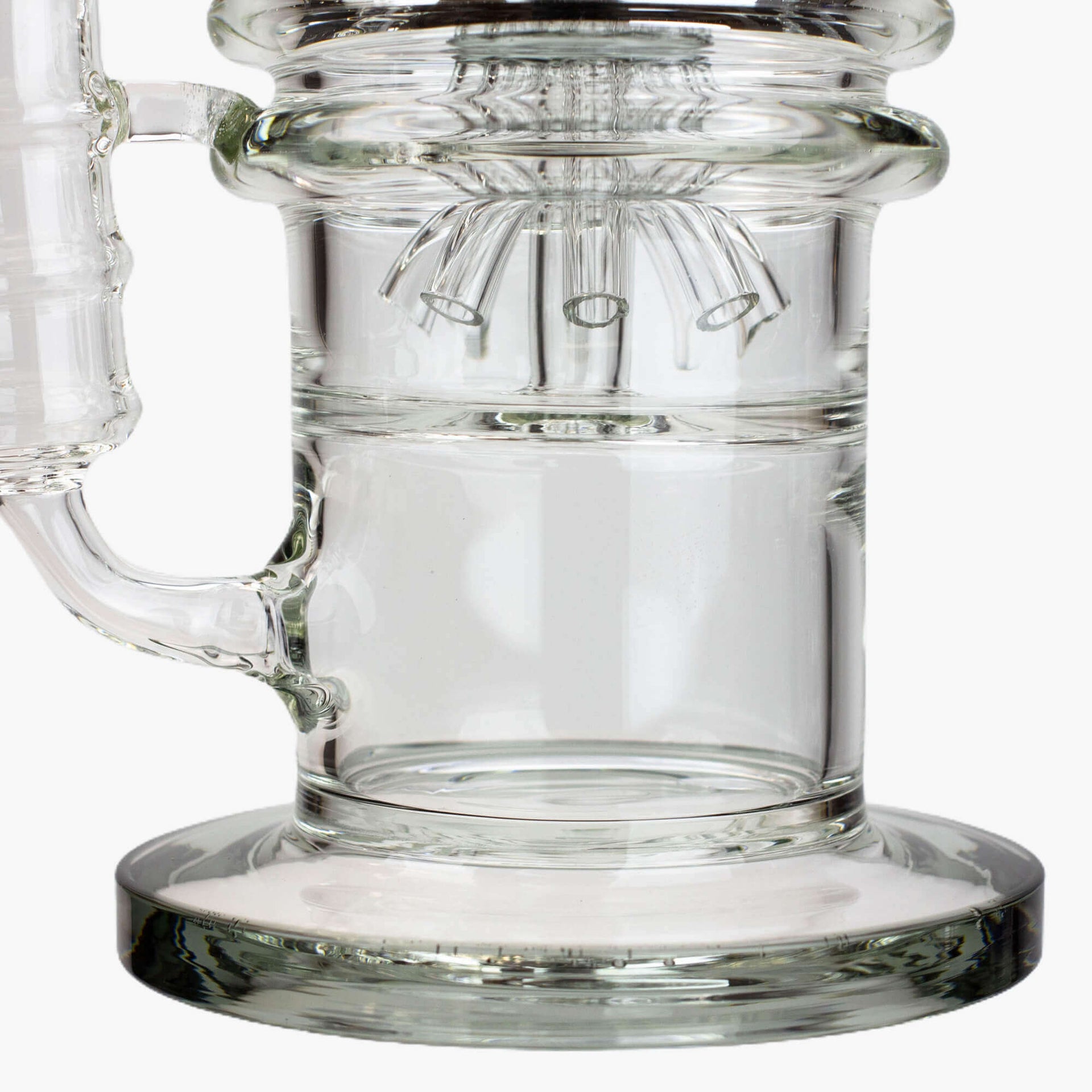 21" H2O Dual Percolator Glass Water Bong – INHALCO