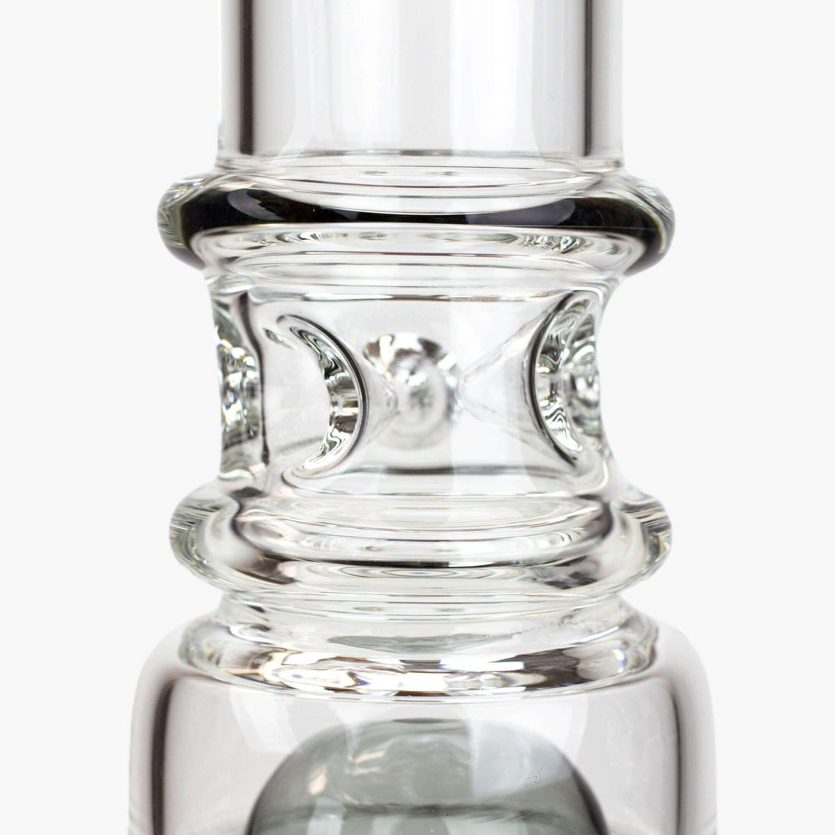 21" H2O Dual Percolator Glass Water Bong – INHALCO