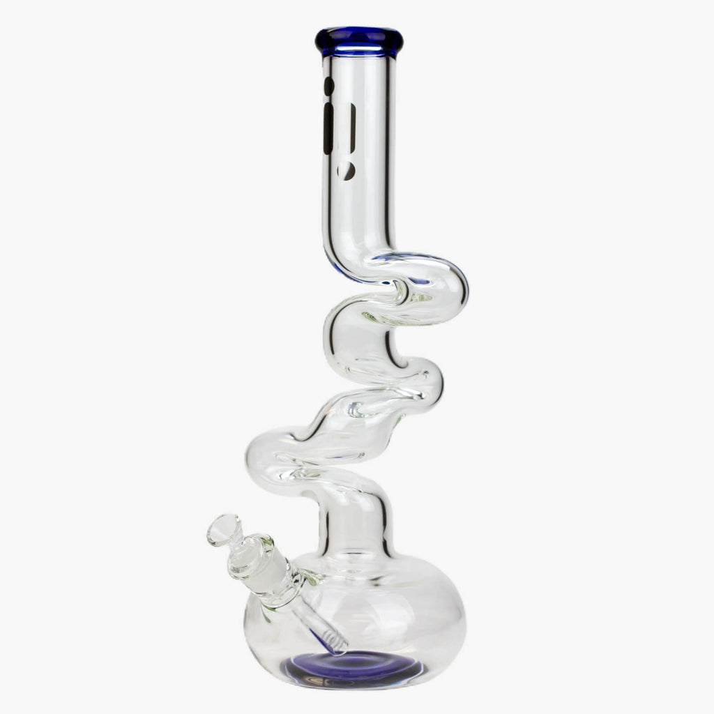17.5" Infyniti 7mm Glass Kink Zong Bong – INHALCO