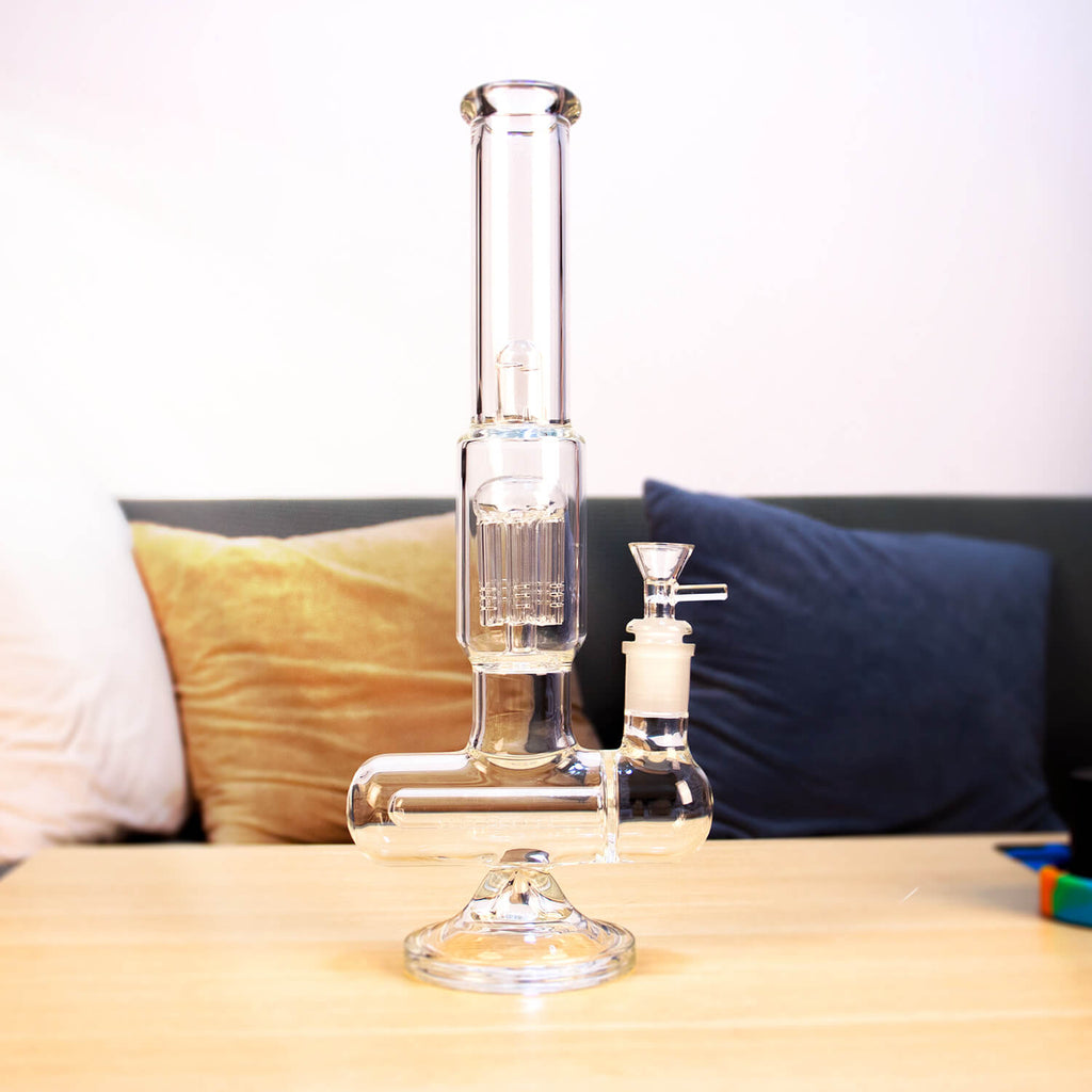 13″ Inline Perc to Tree Perc Water Pipe | INHALCO