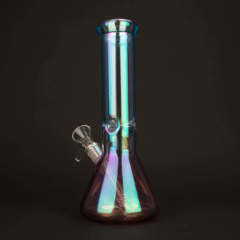 8" Iridescent Bong, Rainbow Bong | INHALCO