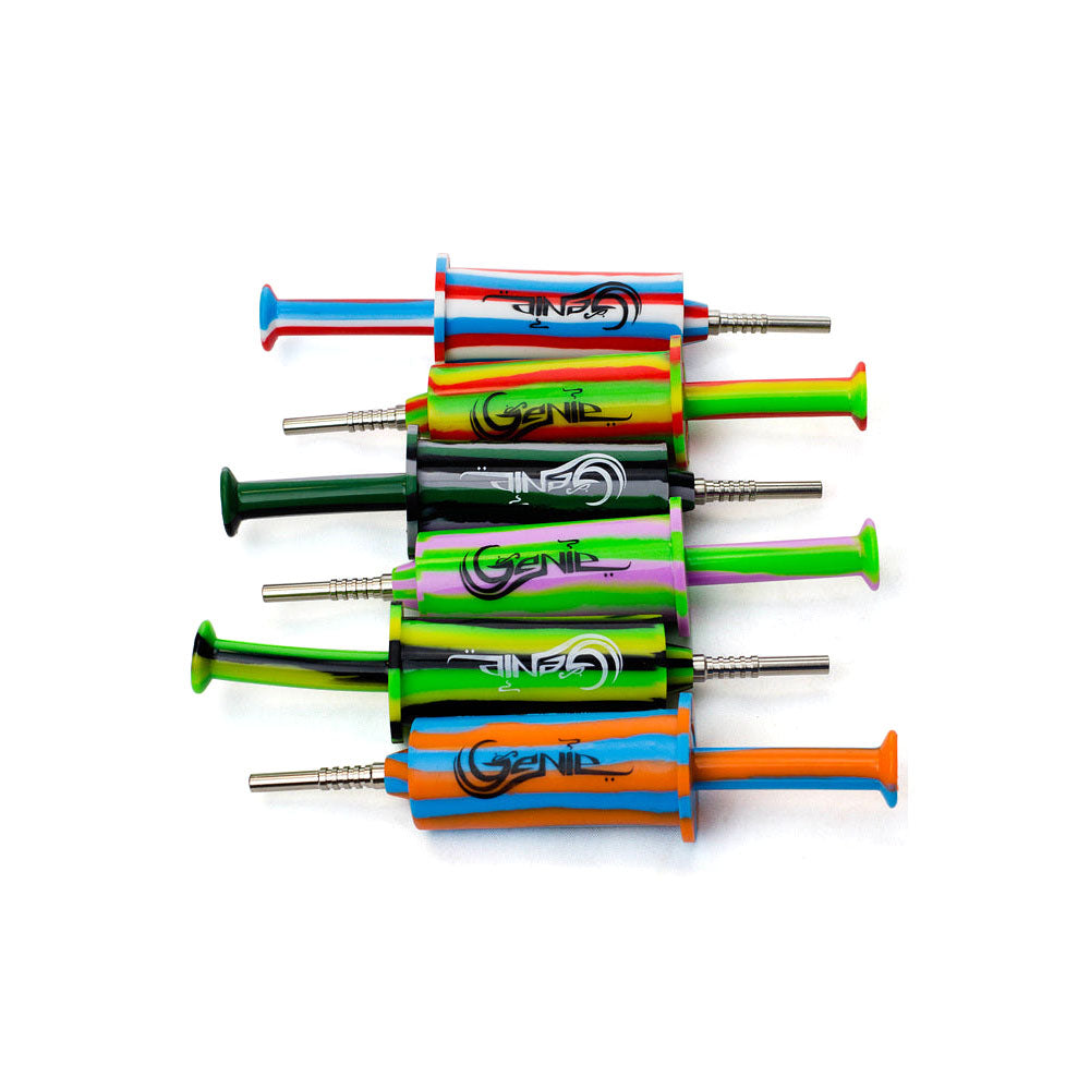 Mixed Color Silicone Syringe Shape Nectar Collector – INHALCO