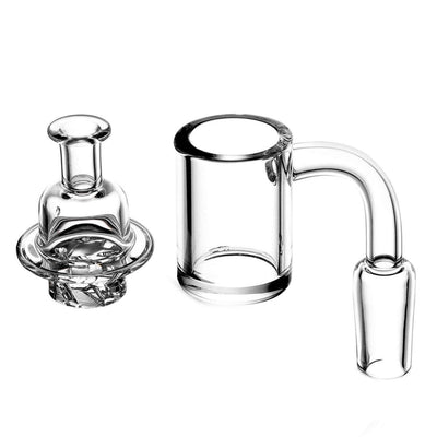 Quartz Banger with Spinner Carb Cap and Terp Pearls | INHALCO