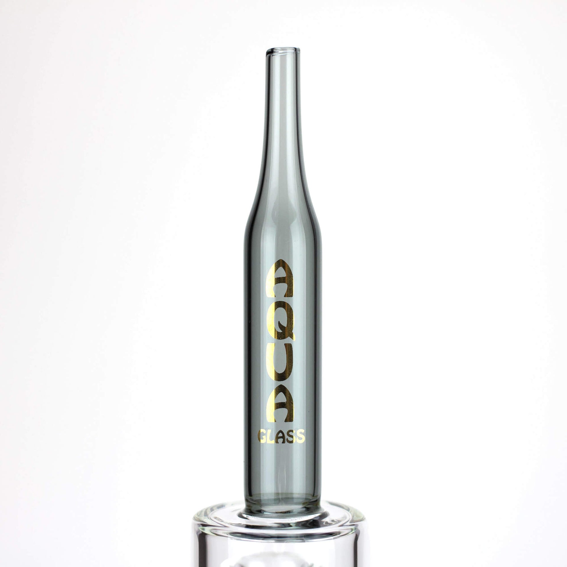 10" AQUA Glass Matrix Diffuser Rocket Glass Bong – INHALCO