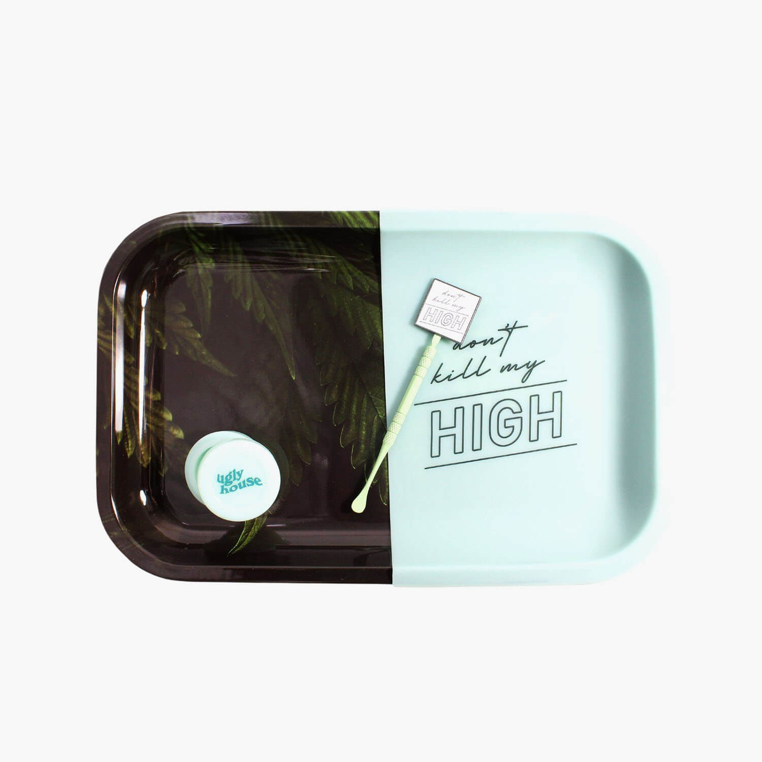 Rolling Tray Dab Kit Glow In The Dark | INHALCO